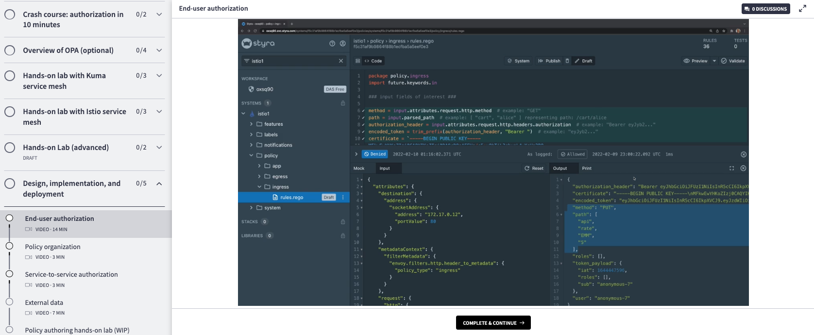 Learn Microservice Authorization on Styra Academy - Styra